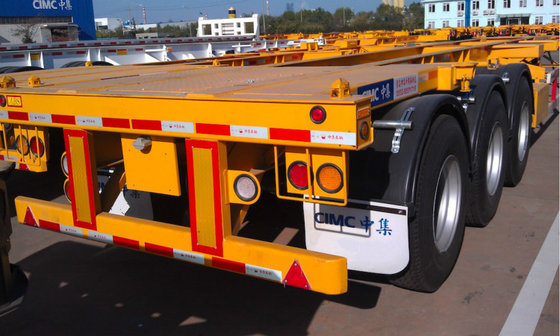 Lfting Axle Flatbed Container Trailer Airbag Suspension Gooseneck Container Trailer