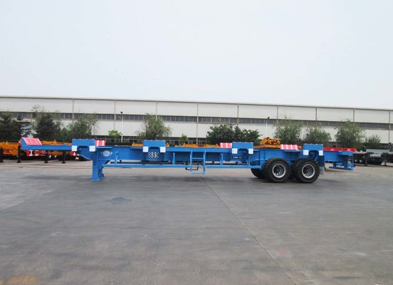 Large Capacity Flatbed Container Trailer Detachable High Strength Chassis