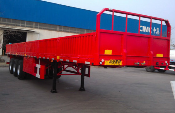 Durable Cargo Van Trailer Dual Air Brake System High Efficiency 40 Tons