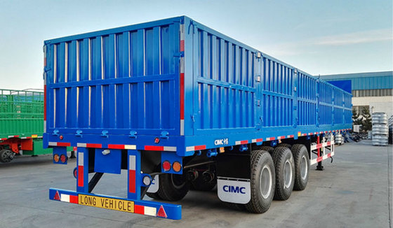 Storage Container Delivery Trailer 3 Axles Steel Cargo Container Chassis Trailer