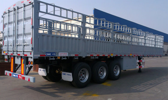 40 Foot Cargo Container Trailer Shipping Container Delivery Trailer With Side Wall