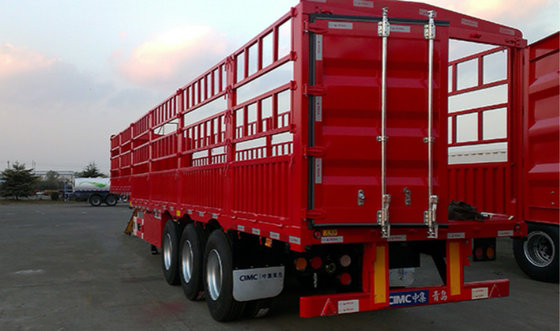 3 Or 4 Axles 45ft Cargo Van Trailer Multi - Function Standard Running System