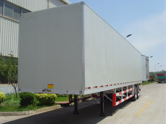 20 Tons Flat Panel Cargo Storage Container Dry Van Mechanical Suspension Type