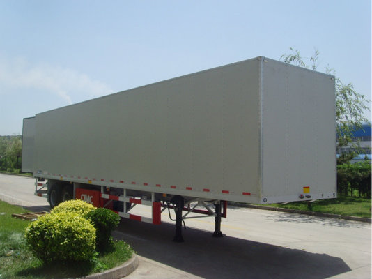 20 Tons Flat Panel Cargo Storage Container Dry Van Mechanical Suspension Type