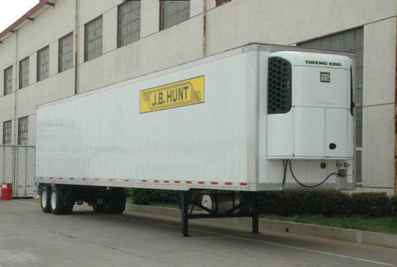 Utility Refrigerated Cargo Trailer Custom Reefer Refrigerated Storage Trailer