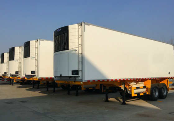 Utility Refrigerated Cargo Trailer Custom Reefer Refrigerated Storage Trailer