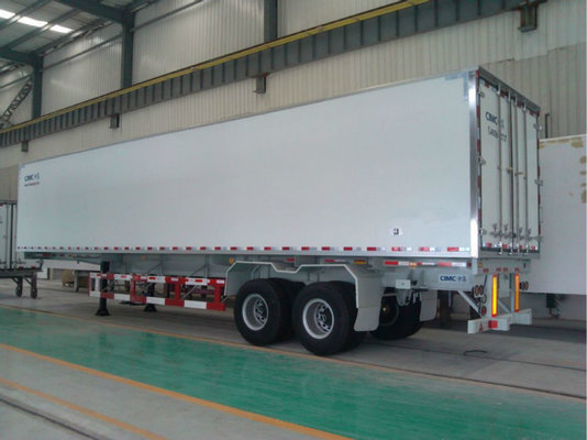 2 Or 3 Axle Refrigerated Cargo Trailer 35 Tons Capacity Customized Size