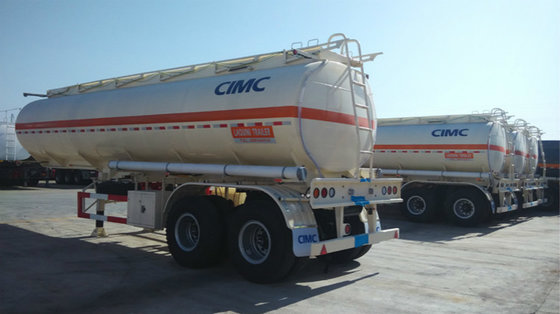 2 Axles 35m3 Fuel Tank Trailer Oil Transport Air Suspension Diesel Fuel Trailer