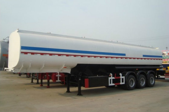 Ellipse Shape Gasoline Diesel Tank Trailer Mechanical Suspension Type