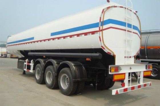 Ellipse Shape Gasoline Diesel Tank Trailer Mechanical Suspension Type