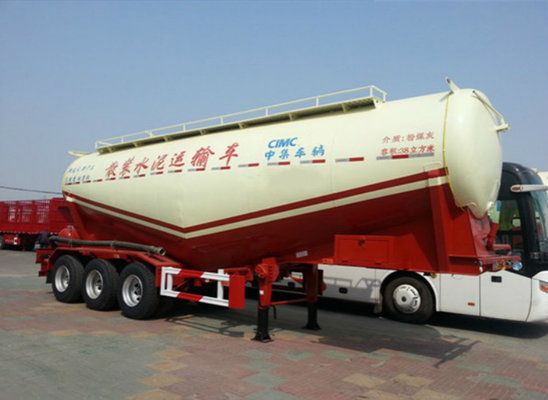 Widely Use Cement Tanker Trailer Bulk Cement Truck For Construction Site