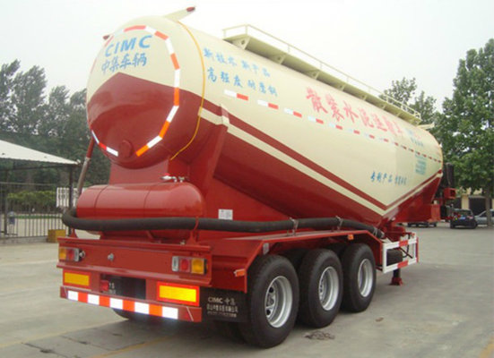 Widely Use Cement Tanker Trailer Bulk Cement Truck For Construction Site