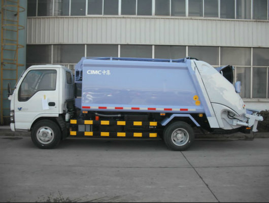 CIMC Waste Management Roll Off Truck High Strength JAC 6000L Volume Compression
