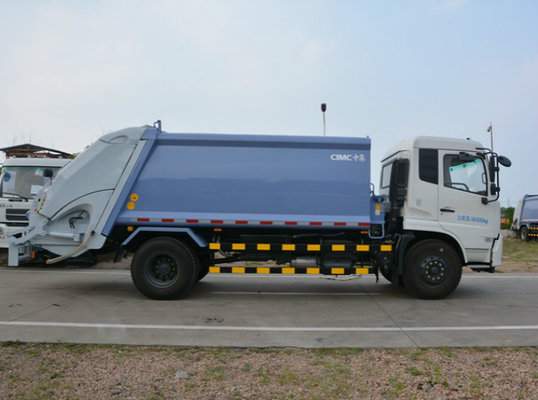 Customized Color Refuse Collection Truck Hydraulic Lifting With DONGFENG Chassis