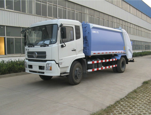 Customized Color Refuse Collection Truck Hydraulic Lifting With DONGFENG Chassis