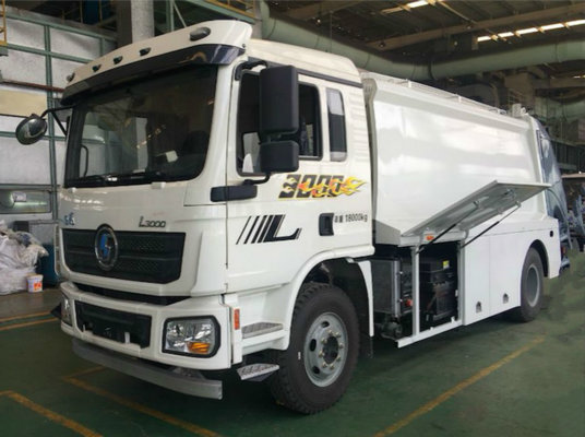 SHACMAN Chassis Refuse Collection Vehicle Durable High Automation Degree