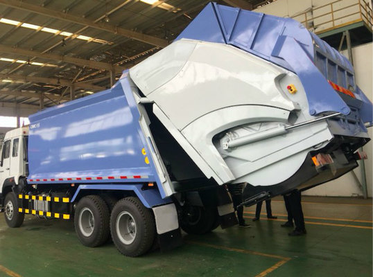FAW Chassis Refuse Compactor Truck 8 Tons 15-16m3 Optional Driving Type