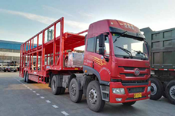 FAW Towing Head Car Carrier Trailer High Efficiency For Auto SUV Transporting