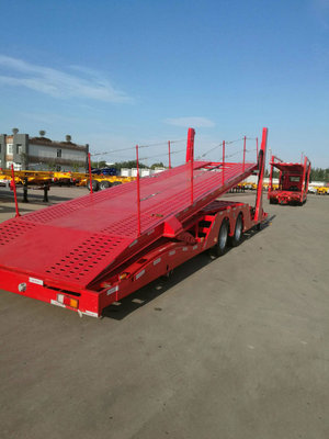Long Distance Car Carrier Truck Customized Mobile Double Floor Steel Chassis
