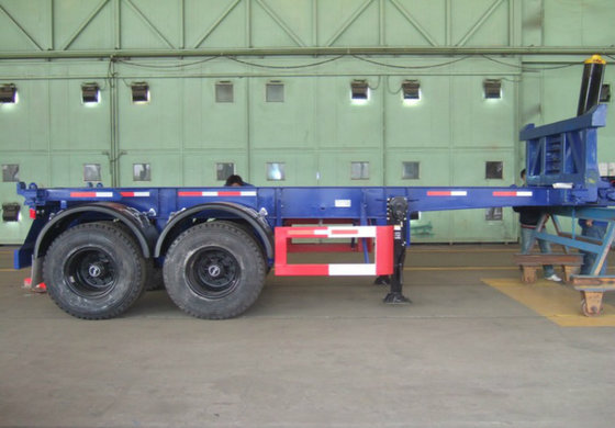 2 Axles 20ft Flatbed Container Trailer Truck Container Dump Trailer