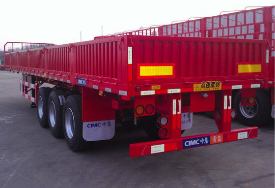 Durable Cargo Van Trailer Dual Air Brake System High Efficiency 40 Tons