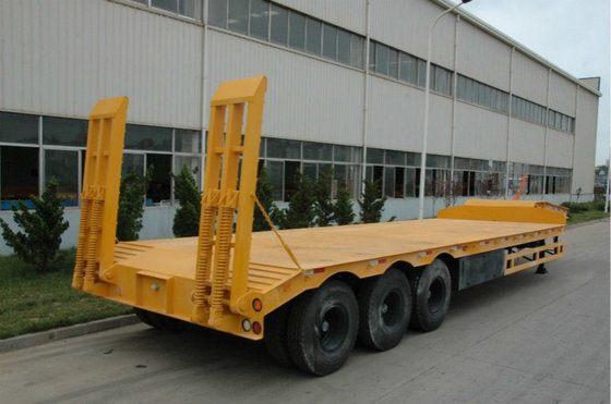 Heavy Equipment Low Bed Truck Trailer High Strength Hydraulic Type