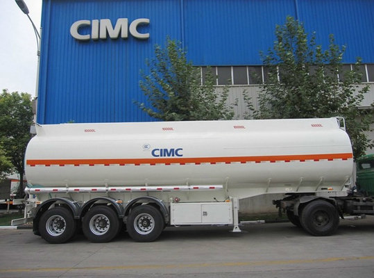 12 Wheels Liquid Fuel Tanker Truck Trailer Safety Gooseneck Structure