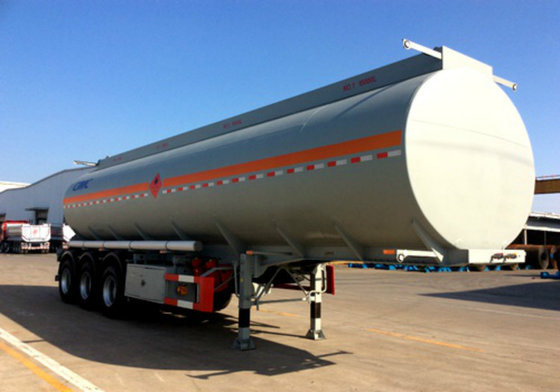 Carbon Steel Fuel Tank Trailer 55000 Liters Petroleum Tanker Trailer