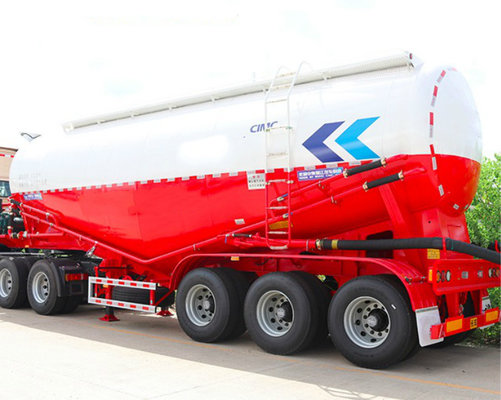 Air Compressing Cement Tanker Trailer Truck Standard Bulk Cement Trailer