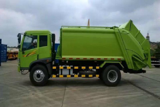 Manual Transmission Side Refuse Collection Vehicle Waste Management Rear Loader