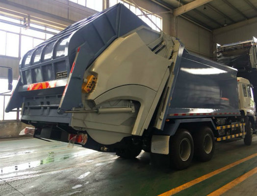 FAW Chassis Refuse Compactor Truck 8 Tons 15-16m3 Optional Driving Type