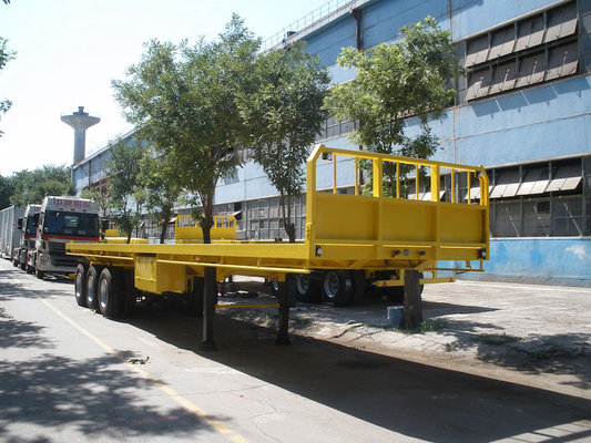 container flatbed semi-trailer with bulkhead  for sale - CIMC VEHICLE