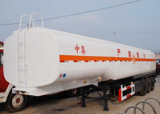 CIMC new tri-axle diesel fuel tank trailers trailer fuel tanker transport gasoline for sale