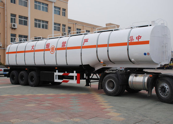 CIMC new tri-axle diesel fuel tank trailers trailer fuel tanker transport gasoline for sale