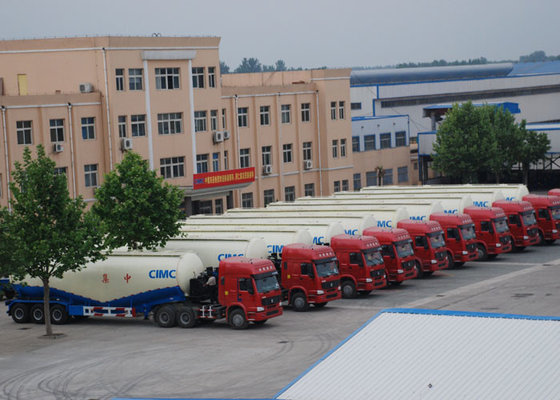 CIMC cement bulker trailer with bpw axles bulk blower cement tanker powder transportation truck trailer