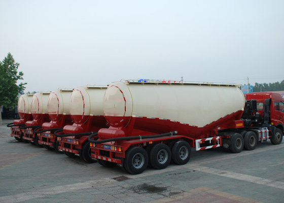 CIMC tri axle dry bulk cement tank trailer pneumatic bulk tank trailer for sale