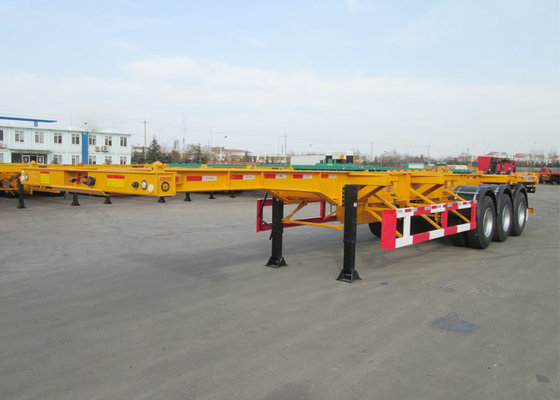 CIMC 40 ft skeletal container trailer 20 ft container transport truck trailer for sale