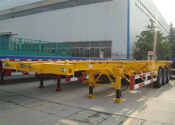 CIMC 40 ft skeletal container trailer 20 ft container transport truck trailer for sale