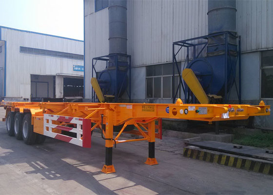 CIMC 40 ft skeletal container trailer 20 ft container transport truck trailer for sale