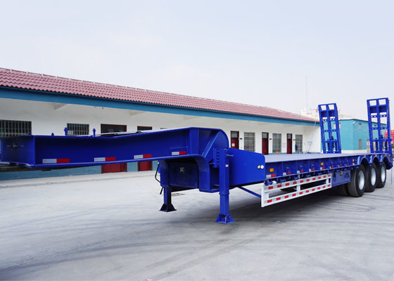 CIMC 3 axles 120 ton lowbed trailer low bed dorse treyler trailer 100 T for sale