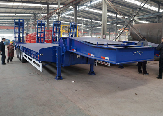 CIMC 3 axles 120 ton lowbed trailer low bed dorse treyler trailer 100 T for sale