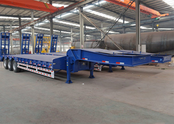 CIMC 3 axles 120 ton lowbed trailer low bed dorse treyler trailer 100 T for sale