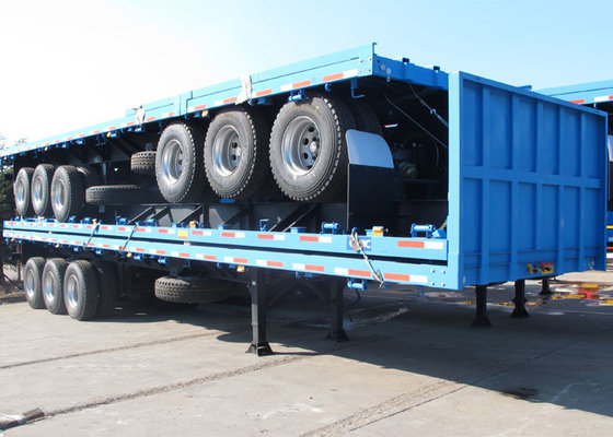CIMC 40 ft flatbed trailer for container transporting high bed trailer 20 ft hi trailers for sale