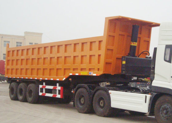 CIMC brand new charoit dumper trailer loading capacity of 60 t heavy duty semi trailer dump truck end dump trailer