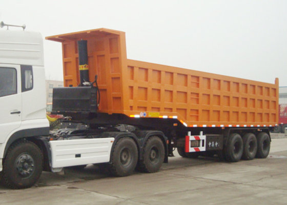 CIMC brand new charoit dumper trailer loading capacity of 60 t heavy duty semi trailer dump truck end dump trailer