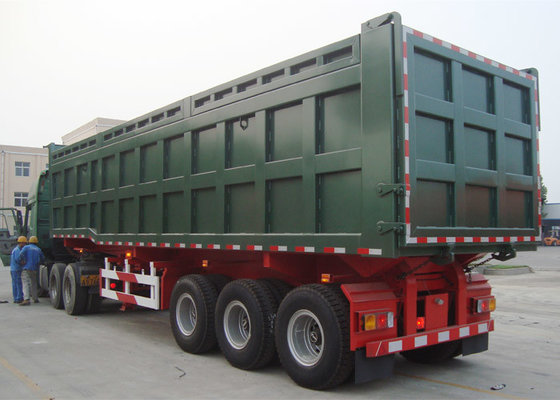CIMC brand new charoit dumper trailer loading capacity of 60 t heavy duty semi trailer dump truck end dump trailer