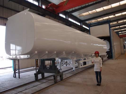 CIMC Aluminum alloy fuel tanker trailer