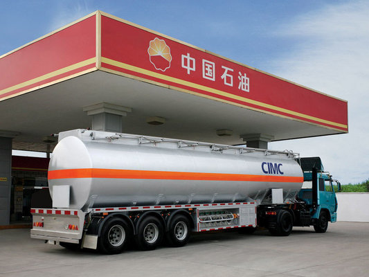 CIMC  high quality 2/3/4 axle chemical semi liquid tank trailers