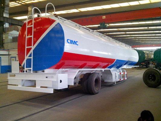 4 axle Fuel Tanker Oil Diesel Transport Truck Semi Tank Trailer For Sale
