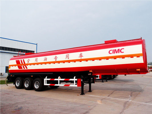 CIMC 40000 45000 50000 liters optial  tri axle fuel tank semi trailer